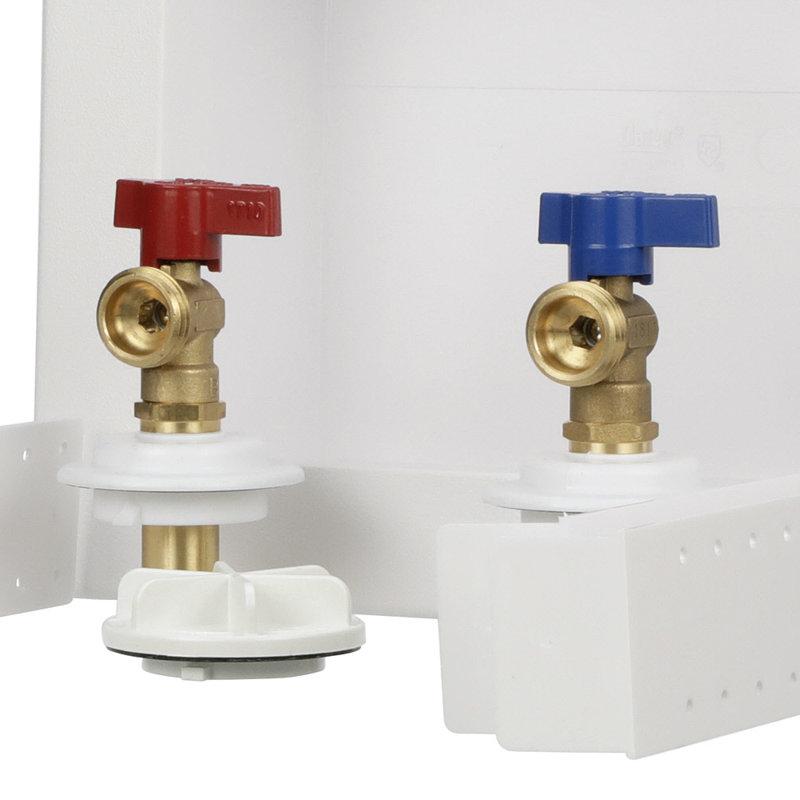 Oatey Quadtro 1/2" x 1/2" Pex Universal Washing Machine Installation ...