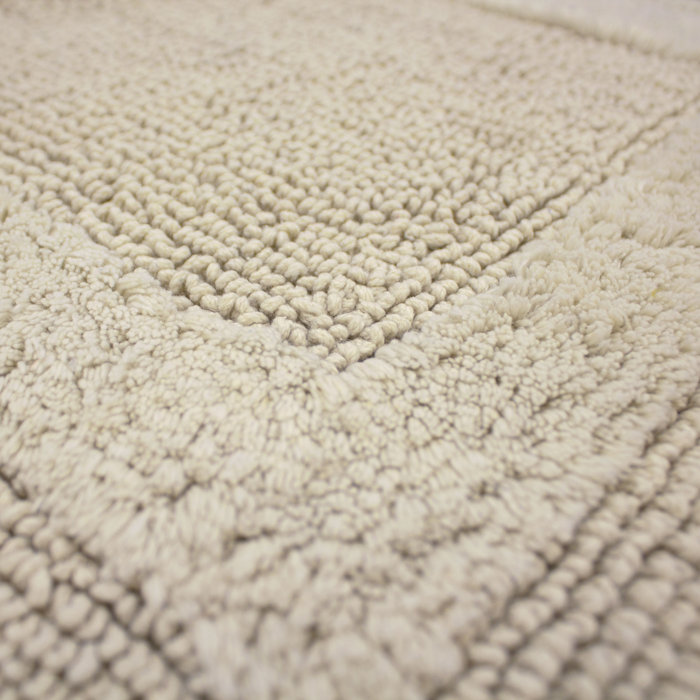 French Connection Hebert Rectangle Cotton Blend 2 piece Bath Rug Set ...