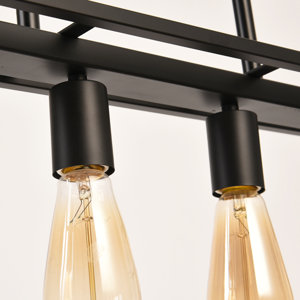 Gracie Oaks Elutheria 4 - Light Kitchen Island Linear Pendant & Reviews ...