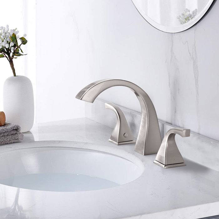 VANITYFAIR Widespread Faucet 2-handle Bathroom Faucet with Drain ...