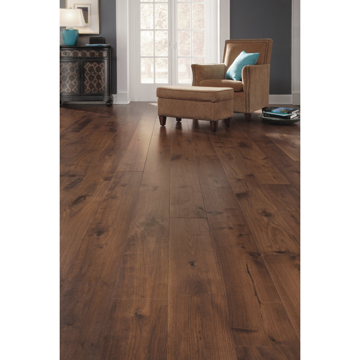 Mannington Maison Walnut 1/2" Thick x 7" Wide x 84" Length Engineered ...