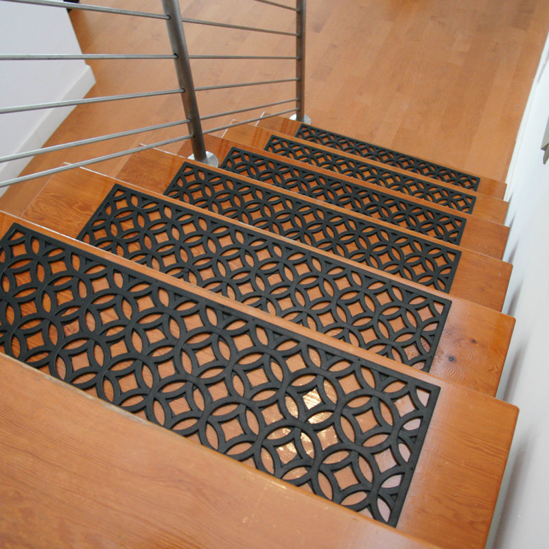 Rubber-Cal, Inc. Black Stair Tread & Reviews | Wayfair