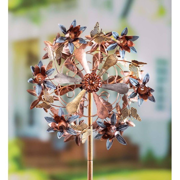 Wind & Weather A Flurry of Flowers Wind Spinner | Wayfair