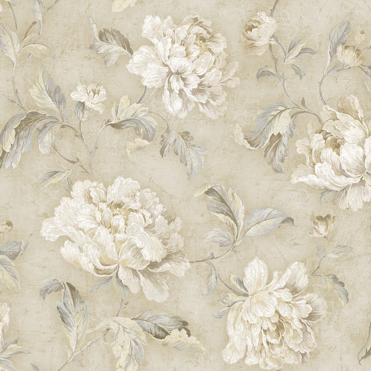 Laurel Foundry Modern Farmhouse Laci Floral Wallpaper | Wayfair