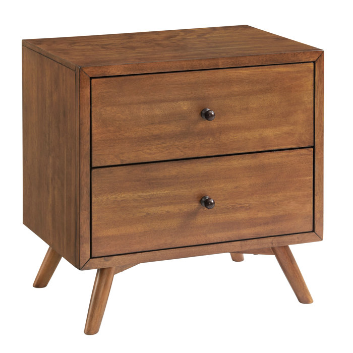 Mercury Row® Temaraia 2-Drawer Nightstand & Reviews | Wayfair