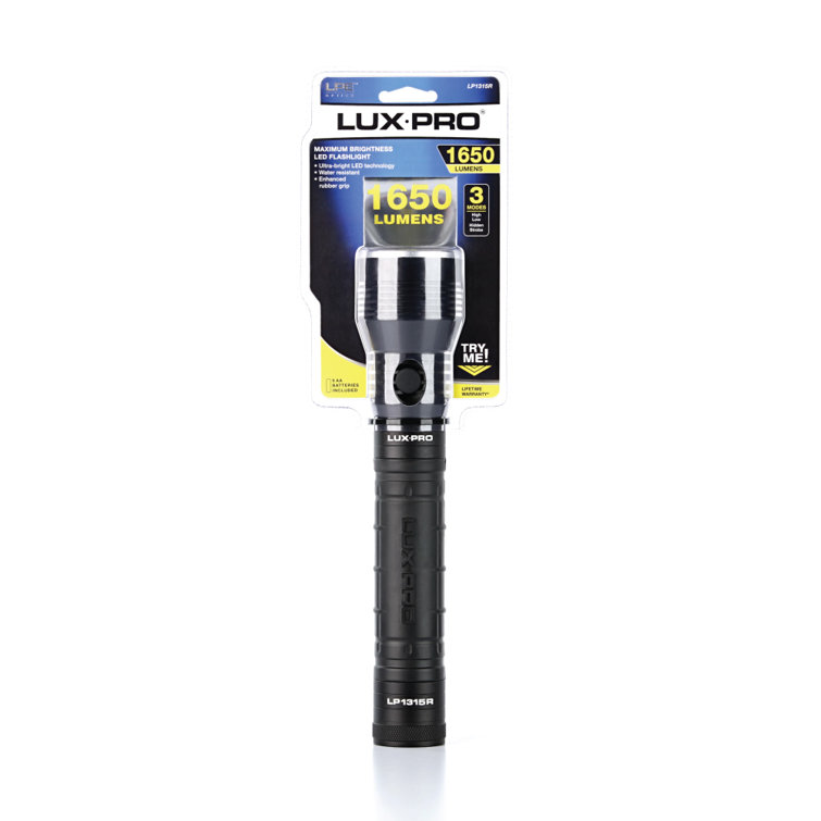 LUX-PRO LP1315R Ultra Bright 1650 Lumen LED Flashlight | Wayfair
