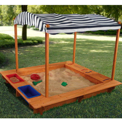 KidKraft Outdoor 163.2cm Rectangular Sandbox & Reviews | Wayfair.co.uk