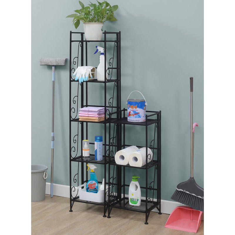 Winston Porter Katalyna 32.5"H x 13"W x 11.25"D Shelving Unit & Reviews ...