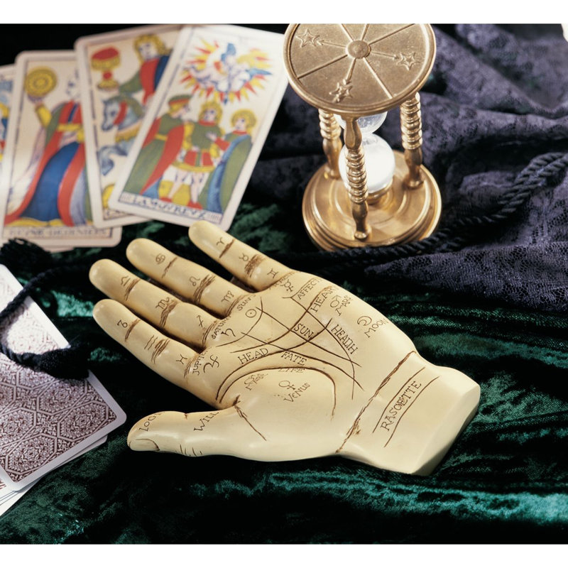 Design Toscano The Palmistry Hand Sculpture & Reviews | Wayfair