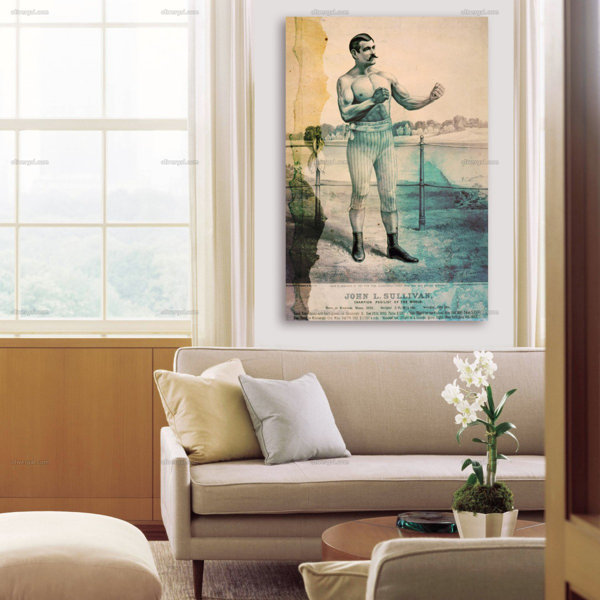 Oliver Gal Hatcher & Ethan Pugilist - Wrapped Canvas Painting | Wayfair