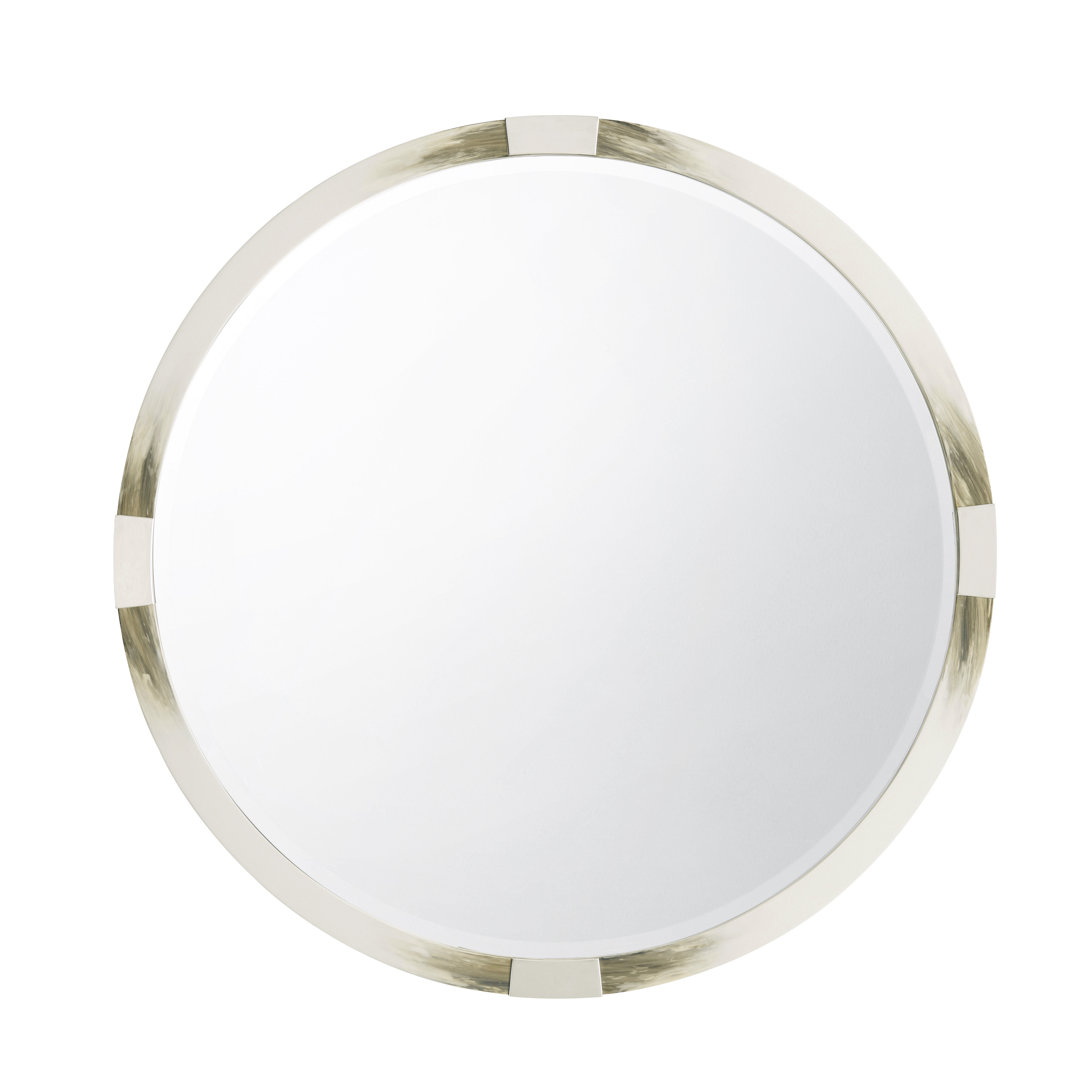 Theodore Alexander Cutting Edge Round Wall Mirror | Perigold