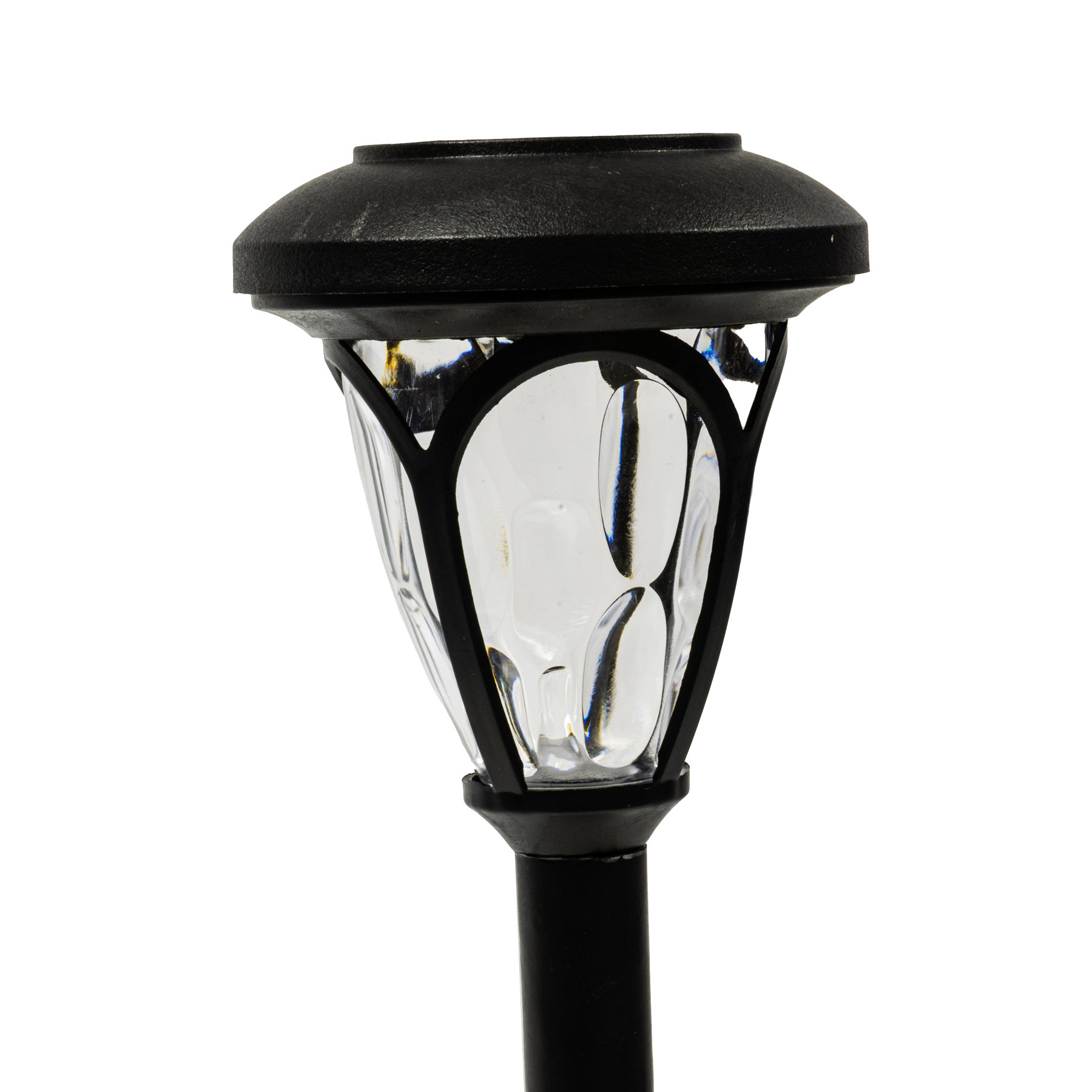 Crosslight Black Low Voltage Solar Powered Integrated LED Pathway Light ...