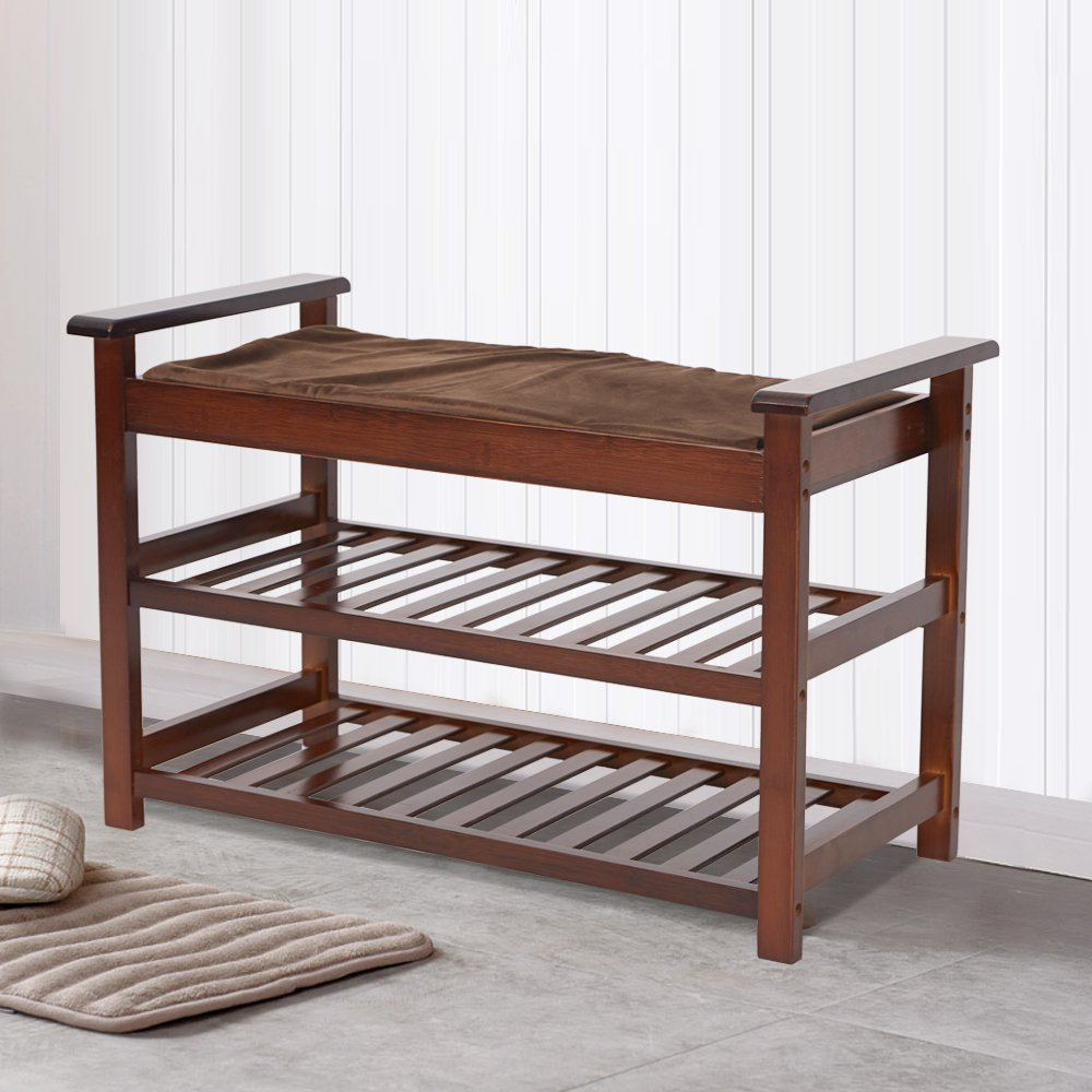 Red Barrel Studio® 2-Tier Storage Bench | Wayfair