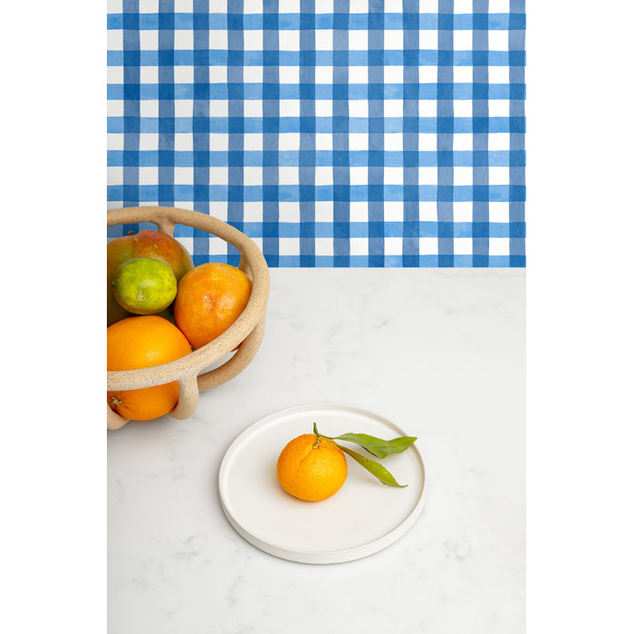Gracie Oaks Bethany-Jo Peel & Stick Plaid Wallpaper | Wayfair