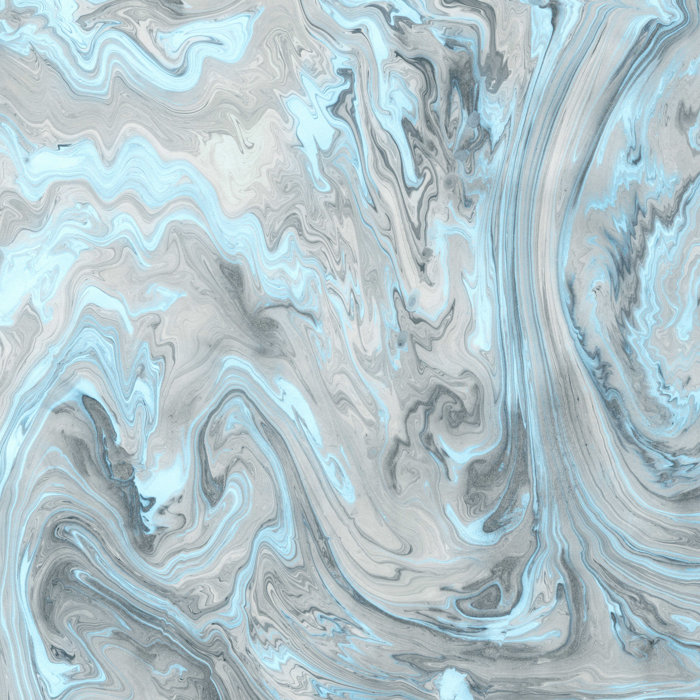 Wrought Studio Alaura Lisa Argyropoulos Ice Blue And Gray Marble On ...