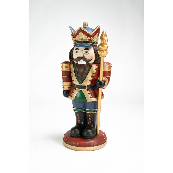 Hi-Line Gift Ltd. WOODEN FINISH SMALL NUTCRACKER & Reviews | Wayfair