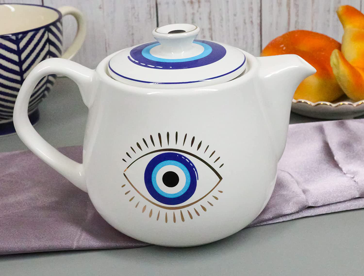 Bungalow Rose Gothic Alchemy Porcelain Wicca Evil Eye Of Providence Tea ...