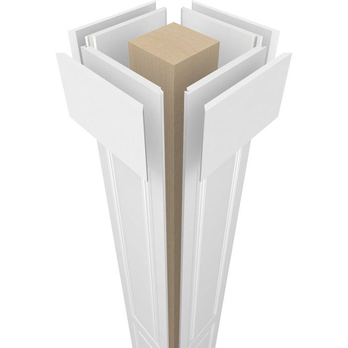 PCI Enterprises Craftsman Classic Square Non-Tapered, Double Raised ...