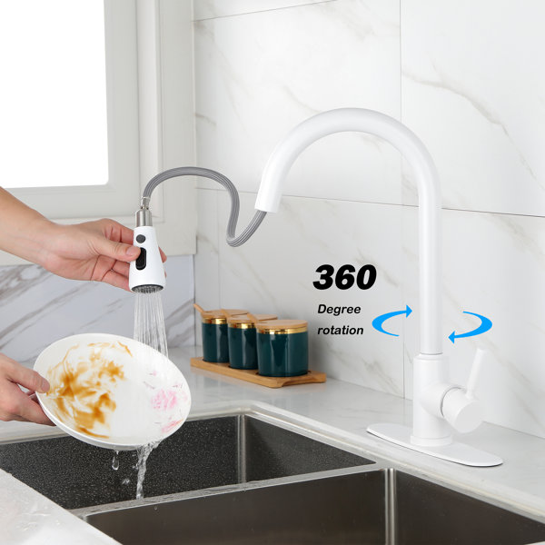 Dilon Pull Down Kitchen Faucet | Wayfair