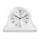Wm Widdop Analog Metal Quartz Tabletop Clock in Silver | Wayfair.co.uk