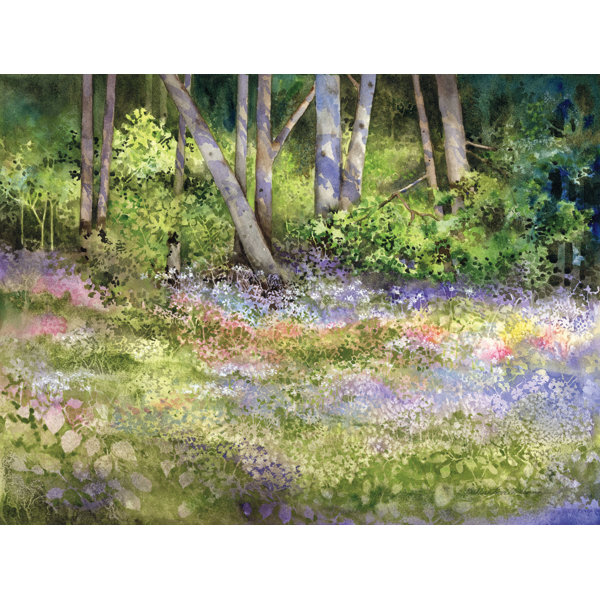 Millwood Pines Springtime Woods by Kathleen Parr Mckenna - Wrapped ...