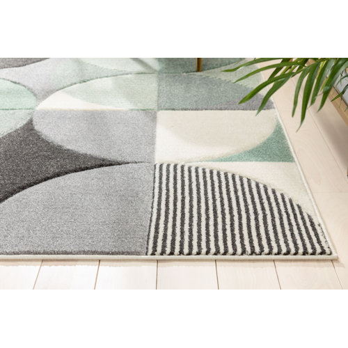 Well Woven Green/Yellow Rug & Reviews | Wayfair