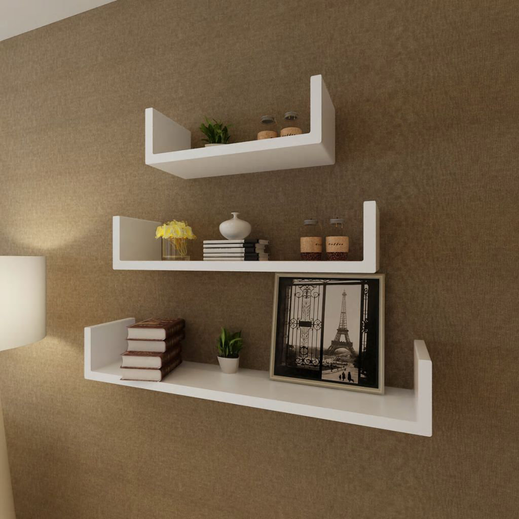 Latitude Run® Ayinde 3 Piece Rectangle Manufactured Wood Floating Shelf ...