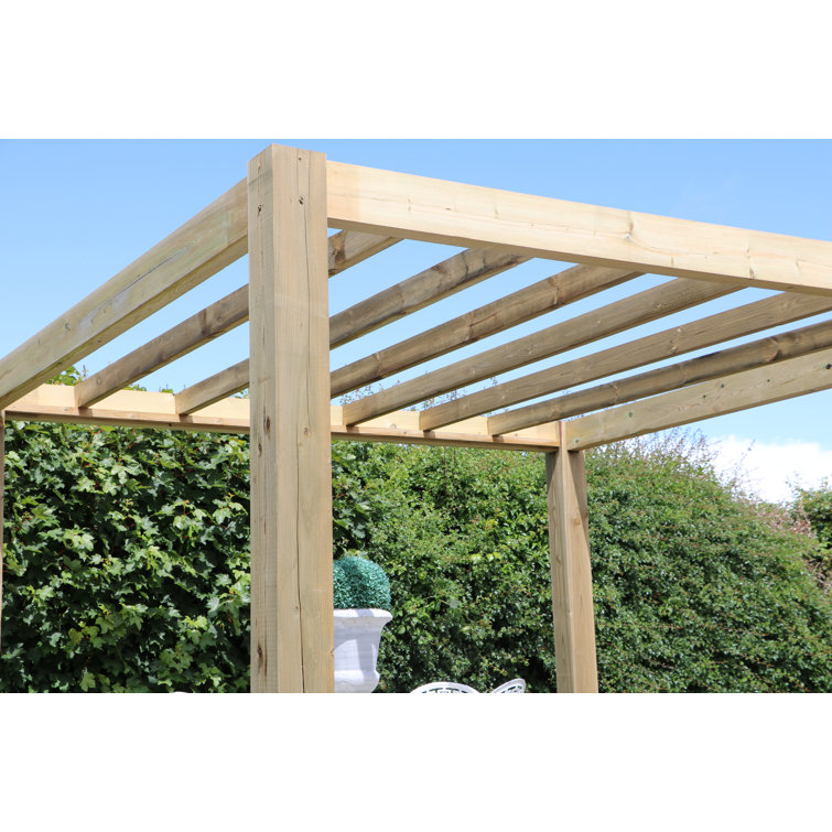 Pheasant & Co. The Cube Garden Solid Wood Pergola | Wayfair.co.uk