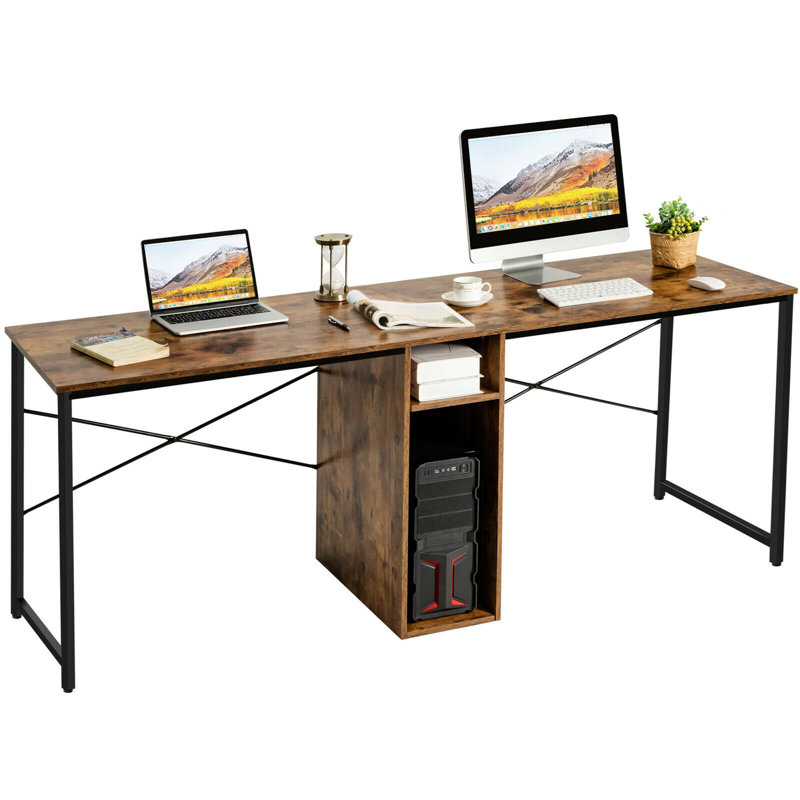 Inbox Zero Nimmons 79'' Desk | Wayfair