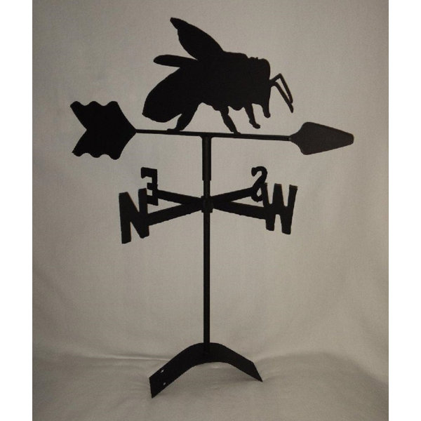 August Grove® Wynnie Roof Mount Honey Bee Weathervane | Wayfair