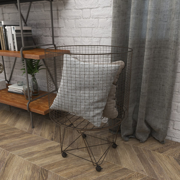 Linen-wire-basket | Wayfair