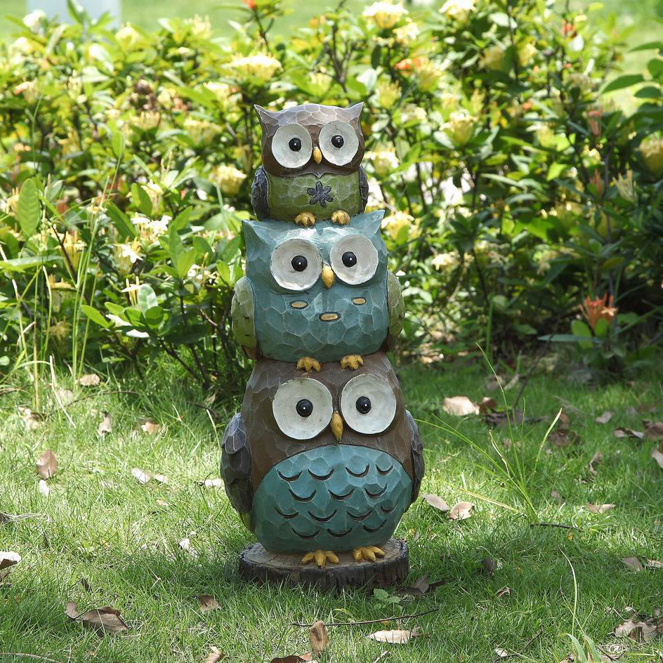 Hi-Line Gift Ltd. Stacking Owls Statue & Reviews - Wayfair Canada