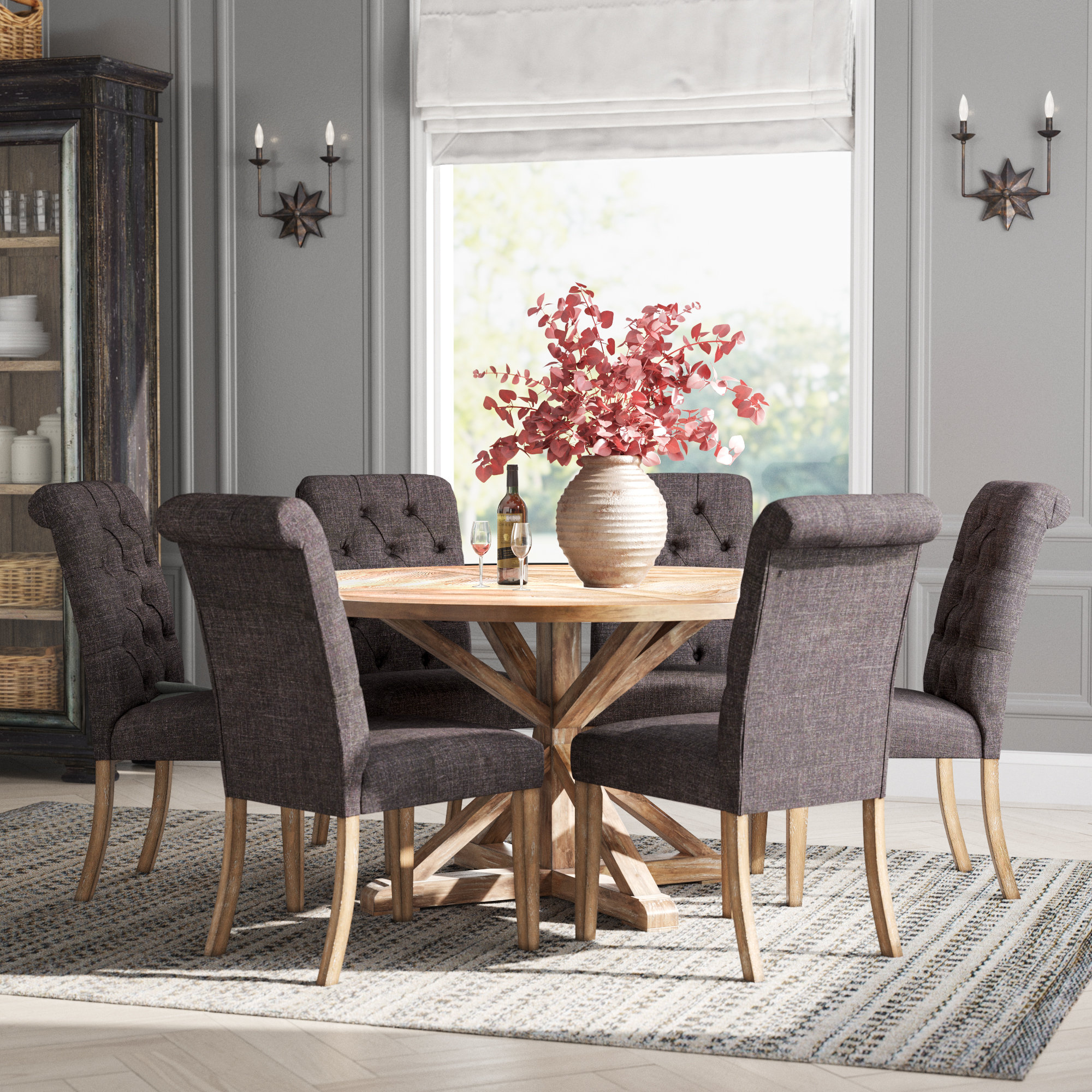 Greyleigh™ Ashbaugh 6 - Person Dining Set & Reviews | Wayfair