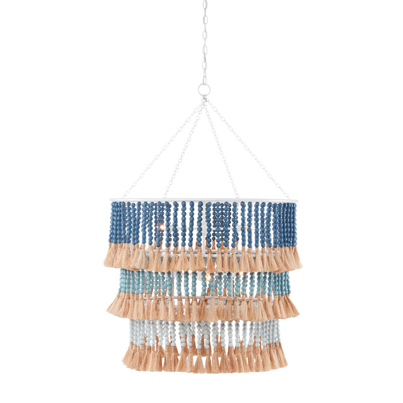 Currey & Company St. Barts 7 - Light Chandelier by Jamie Beckwith ...