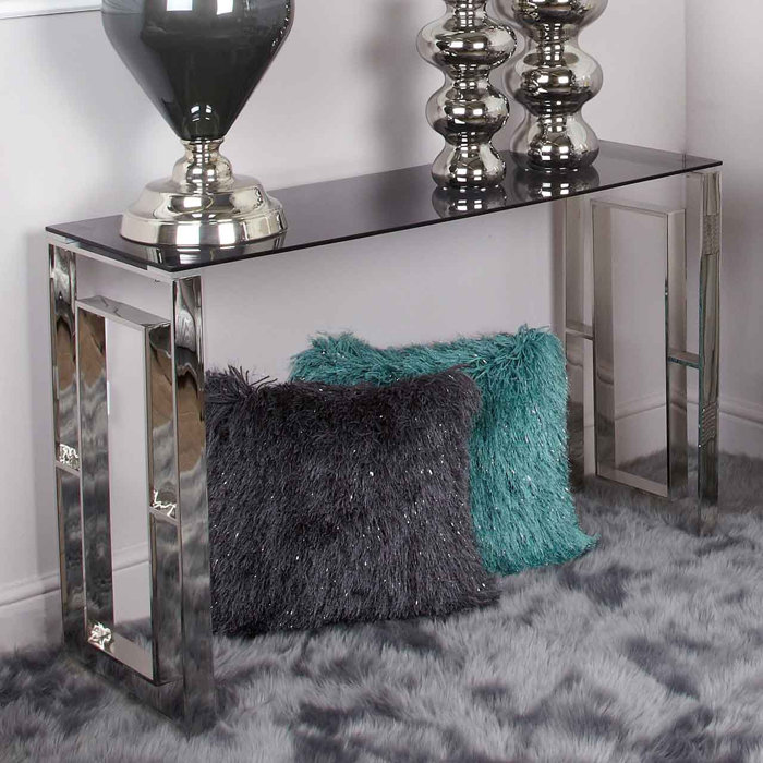 Metro Lane Console Table for Hallway Living Room Furniture, 120cm Slim ...