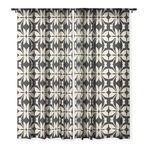 Bless international Mirimo Algarve 1pc Sheer Window Curtain Panel | Wayfair