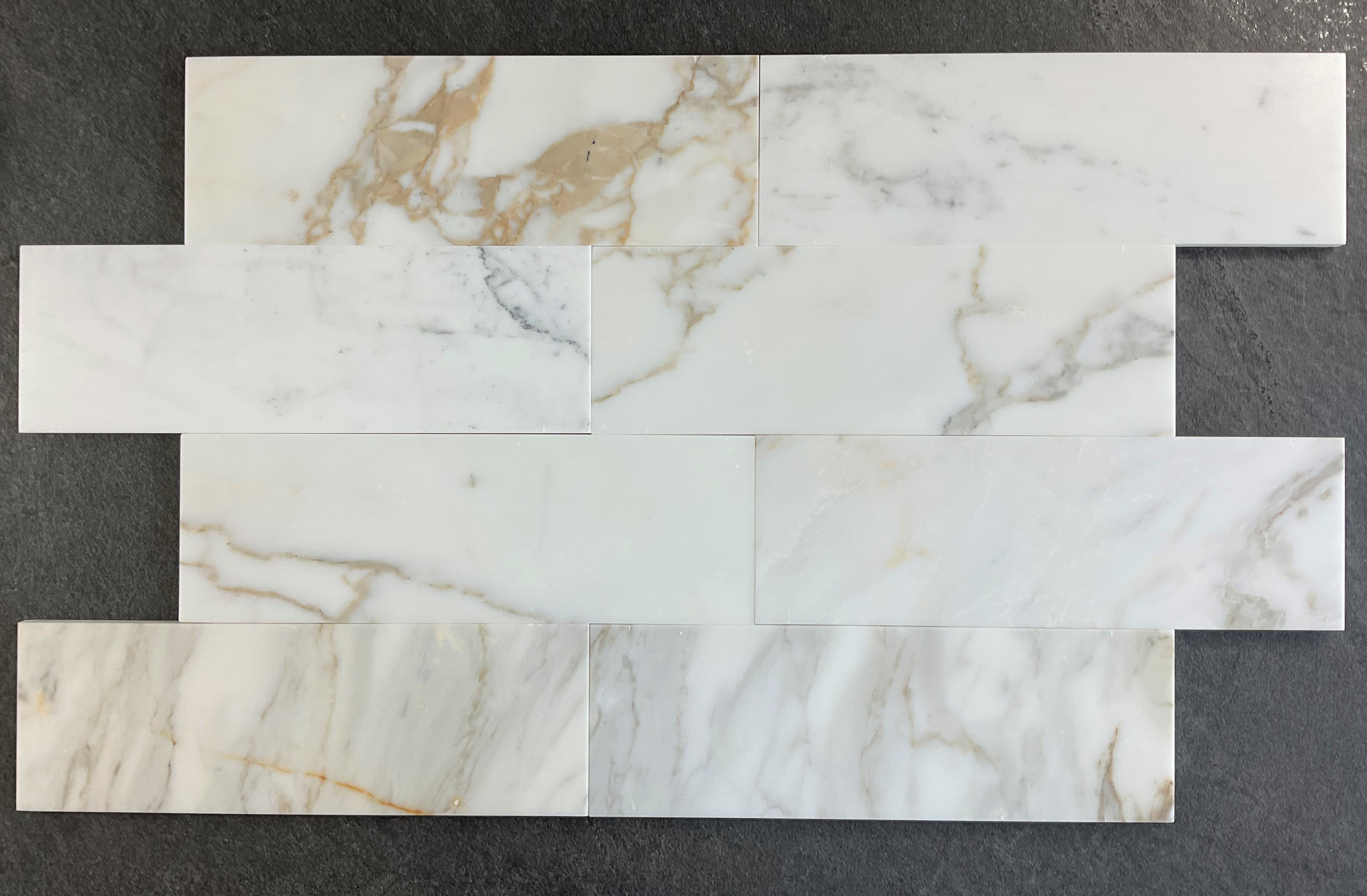 ES Stone 4" x 12" Marble Mosaic Subway Wall & Floor Tile | Perigold