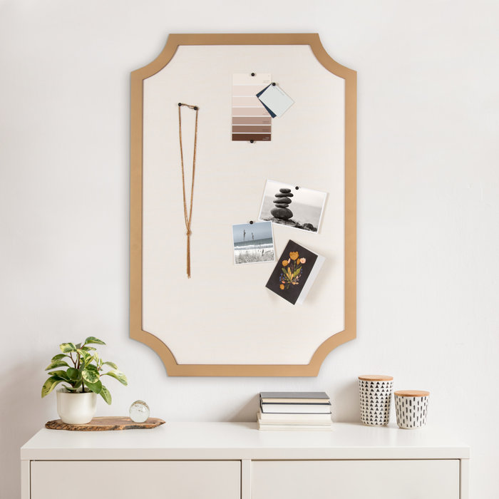 Rosdorf Park Scalloped Wall Mounted Pinboard & Reviews | Wayfair