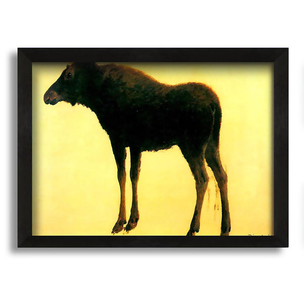 Union Rustic Bierstadt Elk - Picture Frame Painting on Canvas | Wayfair ...