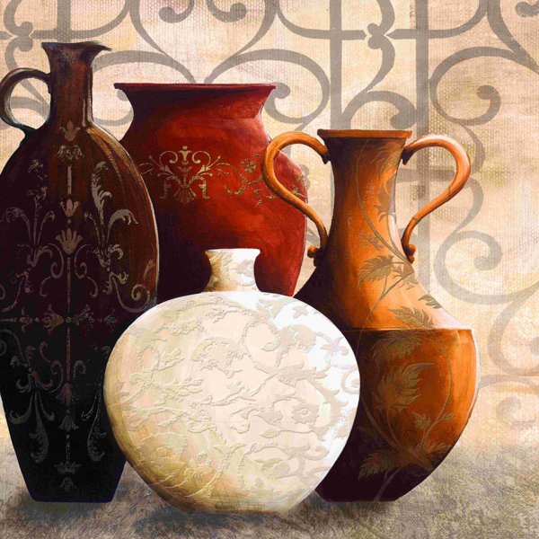 Winston Porter Decorative Vessels 2 - Wrapped Canvas Photograph | Wayfair