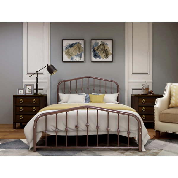 Red Barrel Studio® Aalderk Metal Bed & Reviews | Wayfair