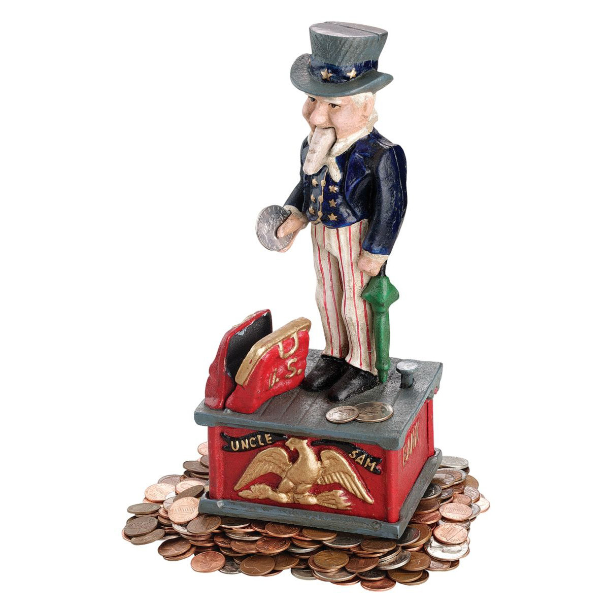 Design Toscano Uncle Sam Mechanical Piggy Bank & Reviews | Wayfair