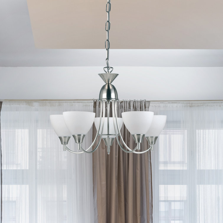 Three Posts Barium 5-Light Shaded Chandelier & Reviews | Wayfair.co.uk