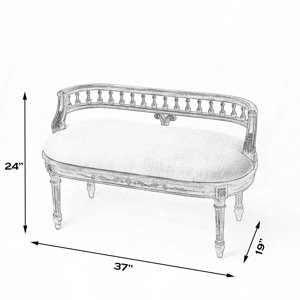 Bloomsbury Market Amance Bench & Reviews | Wayfair