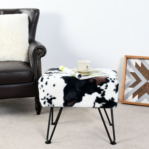 Laurel Foundry Modern Farmhouse Cannock Upholstered Ottoman | Wayfair