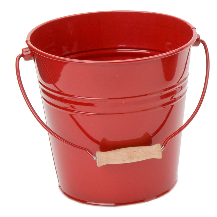 August Grove® Metal Bucket & Reviews | Wayfair