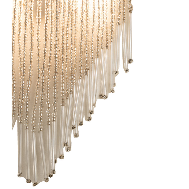 Astoria Grand Mattis Fabric with Fringe Night Light & Reviews | Wayfair