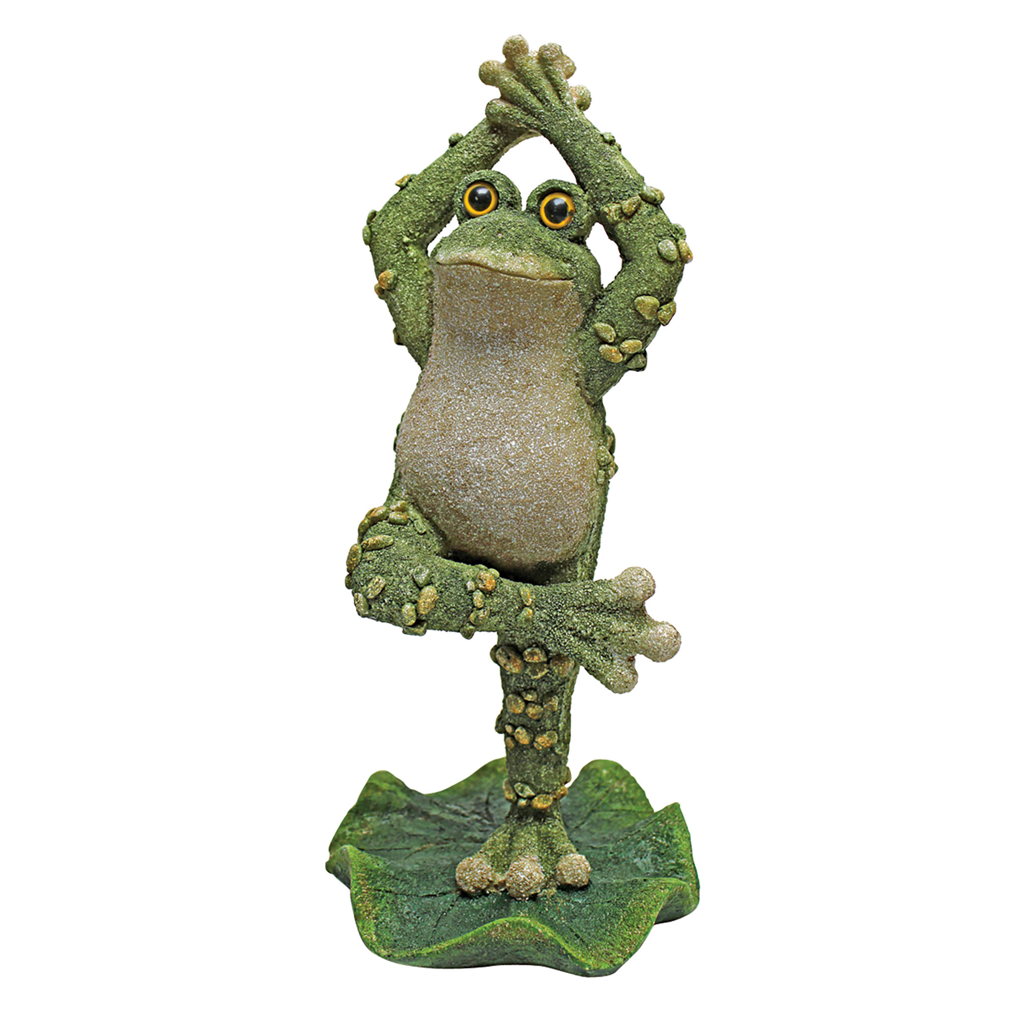 Design Toscano Boogie Down, Dancing Frog Hands Up Statue & Reviews ...