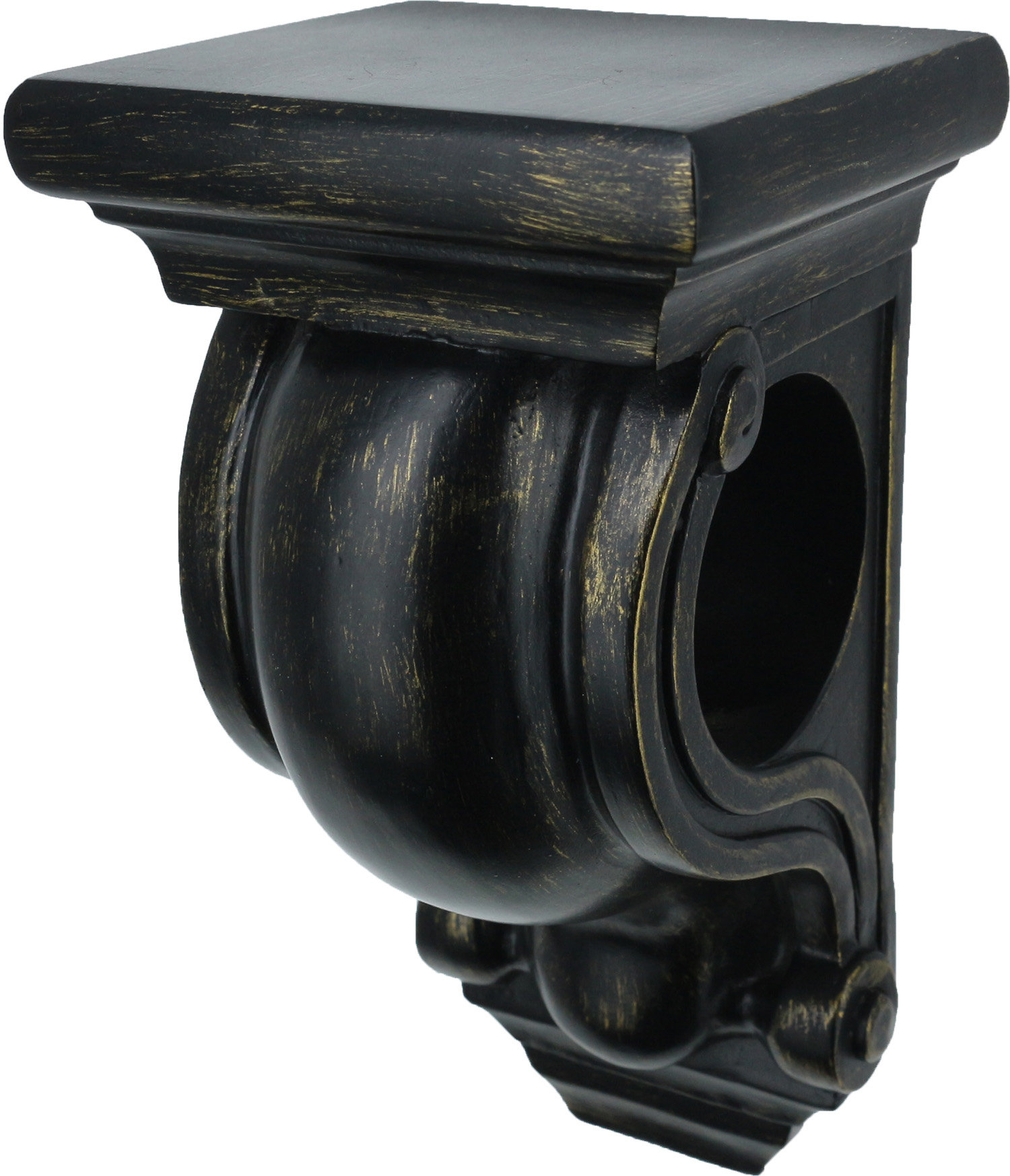 Charlton Home® Berezinsky Resin 3.13" Curtain Drapery Sconce & Reviews ...