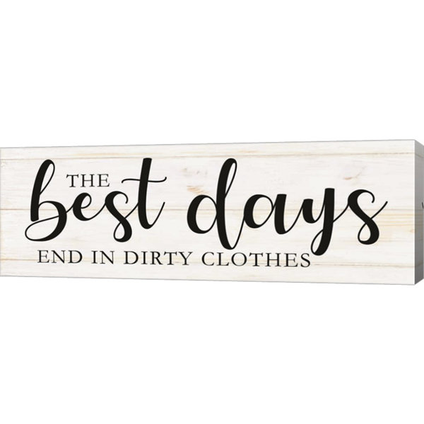 Gracie Oaks Laundry Words 3 by - Wrapped Canvas Textual Art | Wayfair